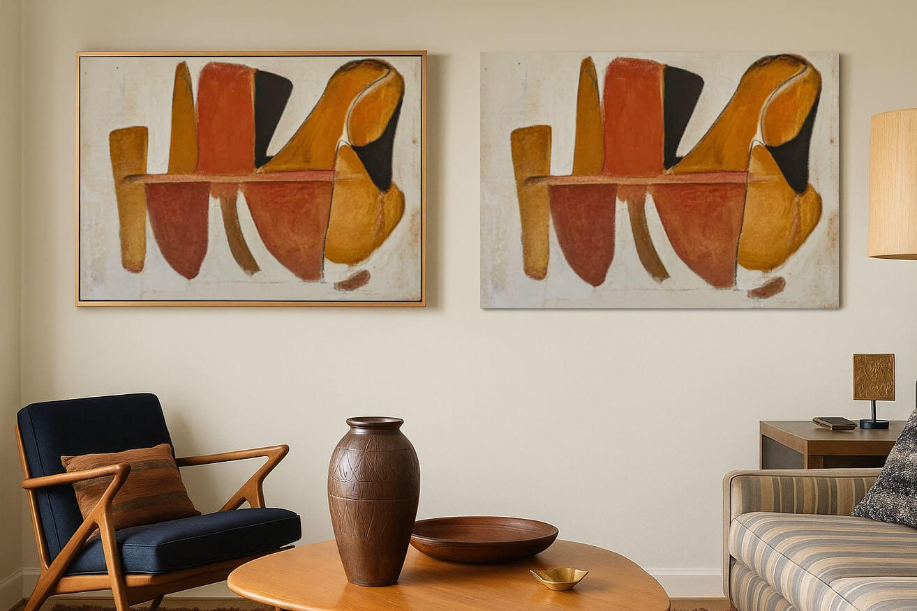 Framed vs. Canvas Art: Which One Should You Choose? – Huesartlab